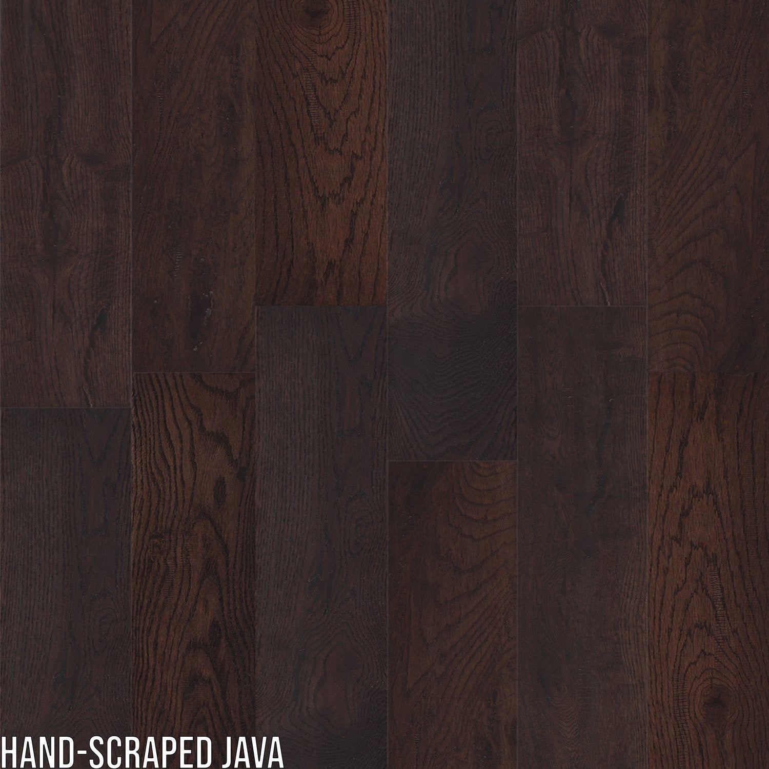 ENGINEERED HAND SCRAPED OAK JAVA - 1/2" x 7-1/2" - CHARLESTON COLLECTI ...